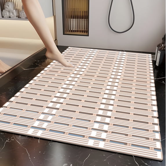 Non-slip Bathroom Mat, Wall-mounted Suction, Modern Minimalist ...