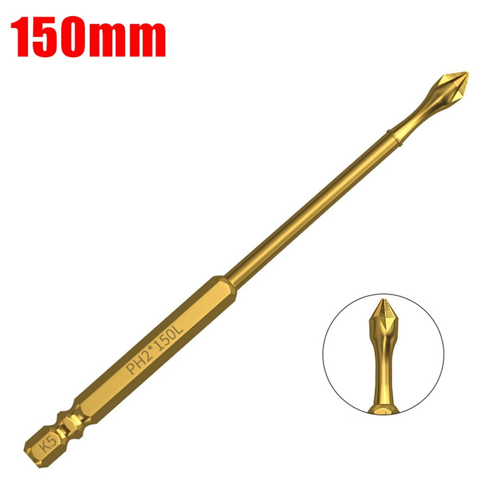 Non-slip K5 PH2 Magnetic Batch Head Cross Screwdriver Hardness Drill ...