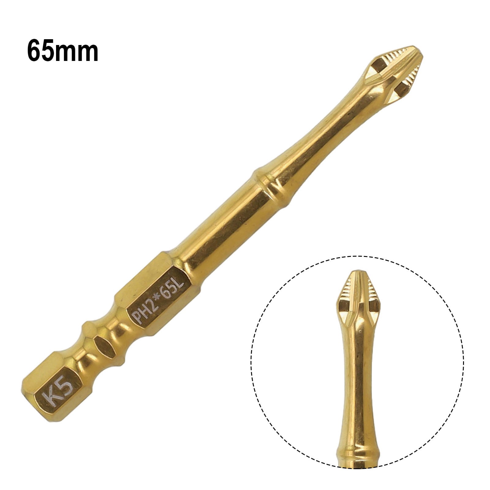 Non-slip K5 PH2 Magnetic Batch Head Cross Screwdriver Hardness Drill ...
