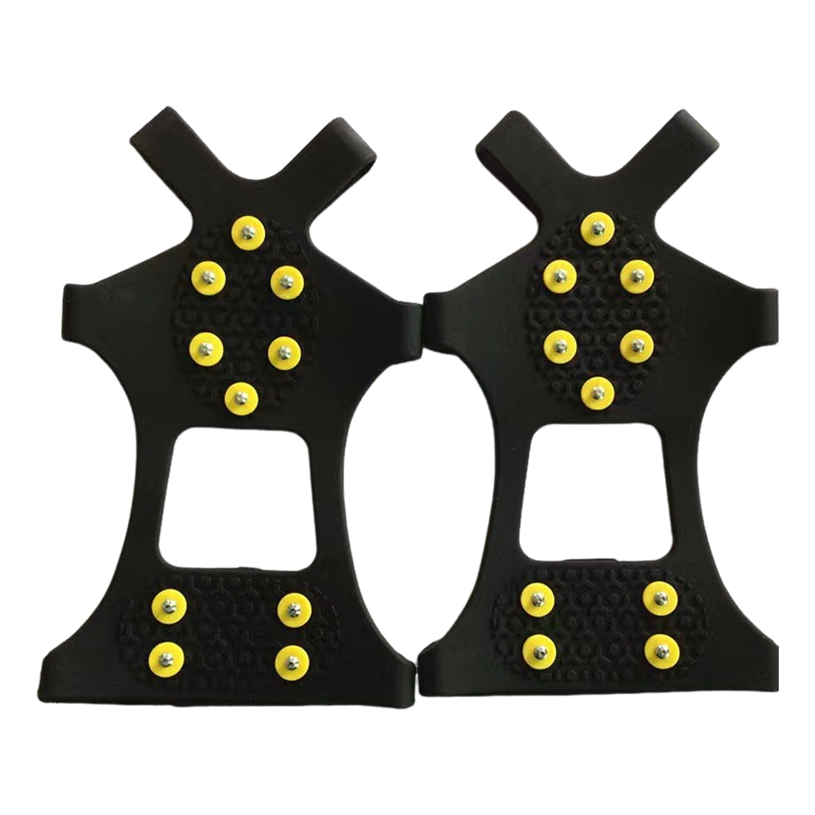 Non-slip Shoe Covers 1 Pair Ice Cleats Shoes Crampons with 5 Steel ...