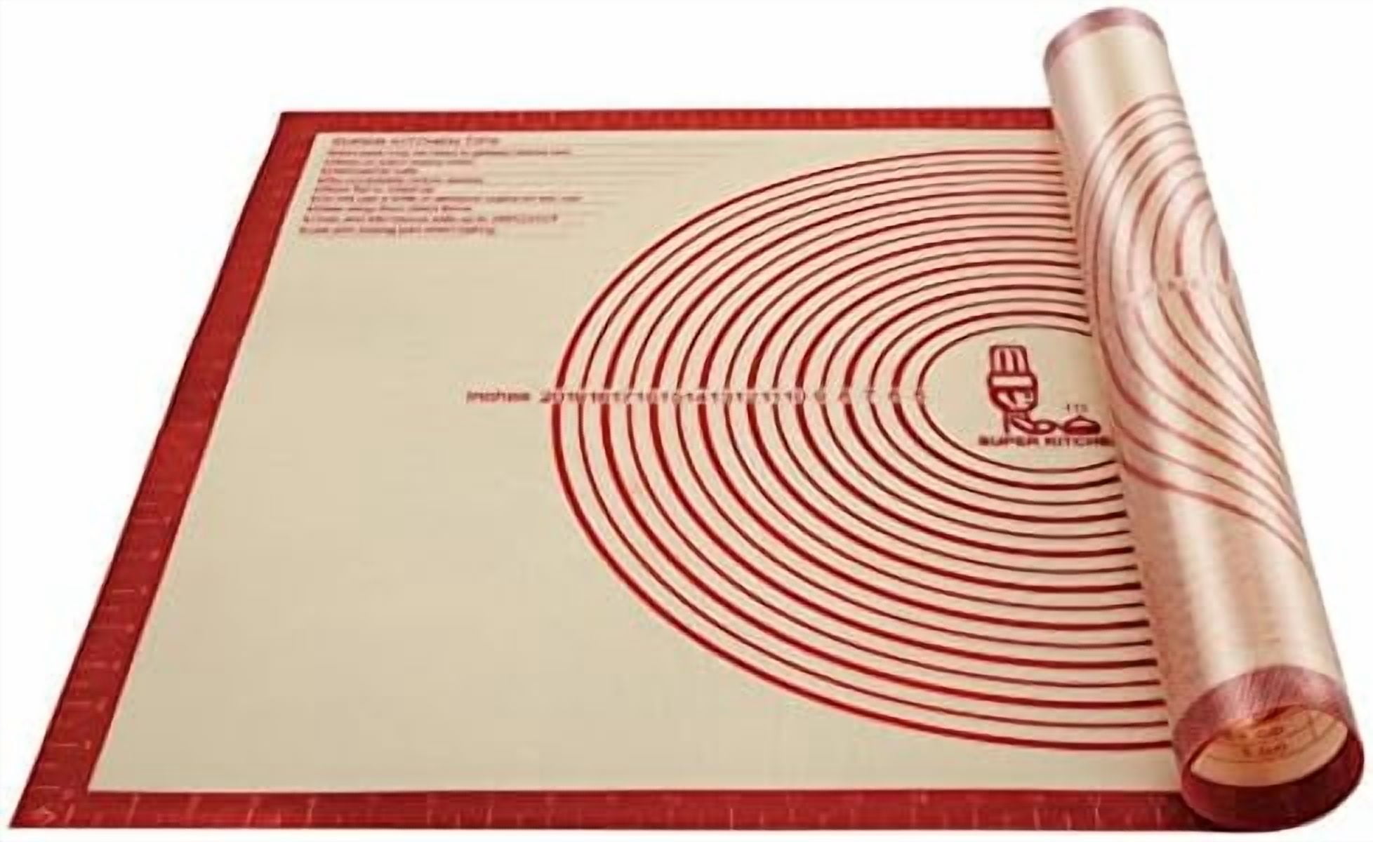Non-slip Silicone Pastry Mat Extra Large with Measurements 36''By 24 ...