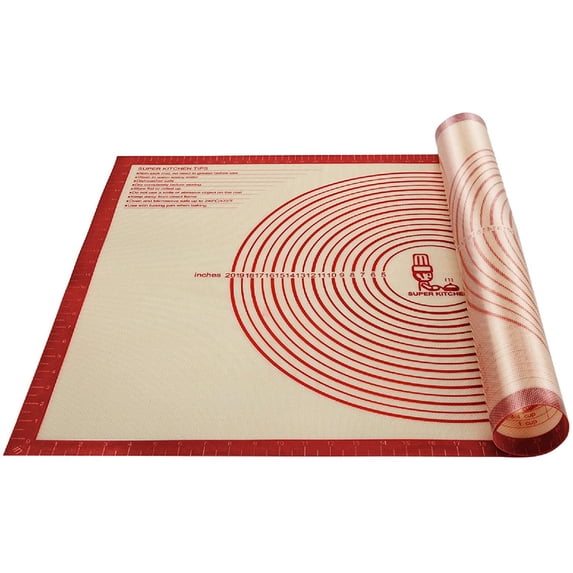 Non-slip Silicone Pastry Mat Extra Large with Measurements 36''By 24 ...