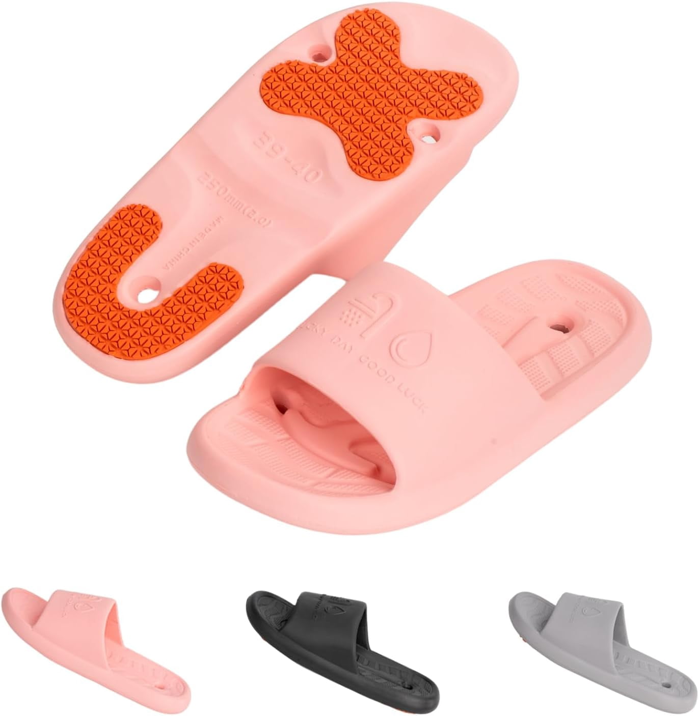 Non-slip Slippers For Unisex Shower Shoes With Arch Support Swimming ...