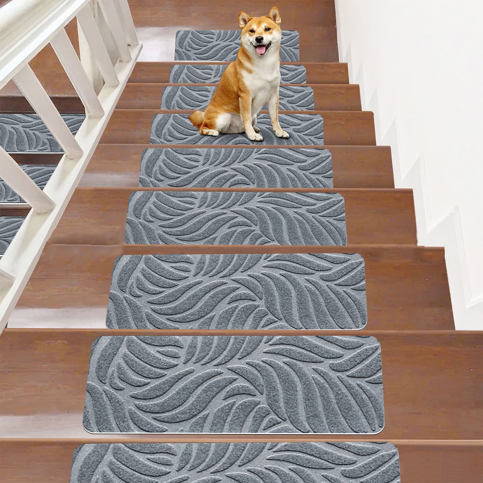 Non-slip Stair Mat, Stair Tread, Modern Aesthetic, Enhanced Safety Grip ...
