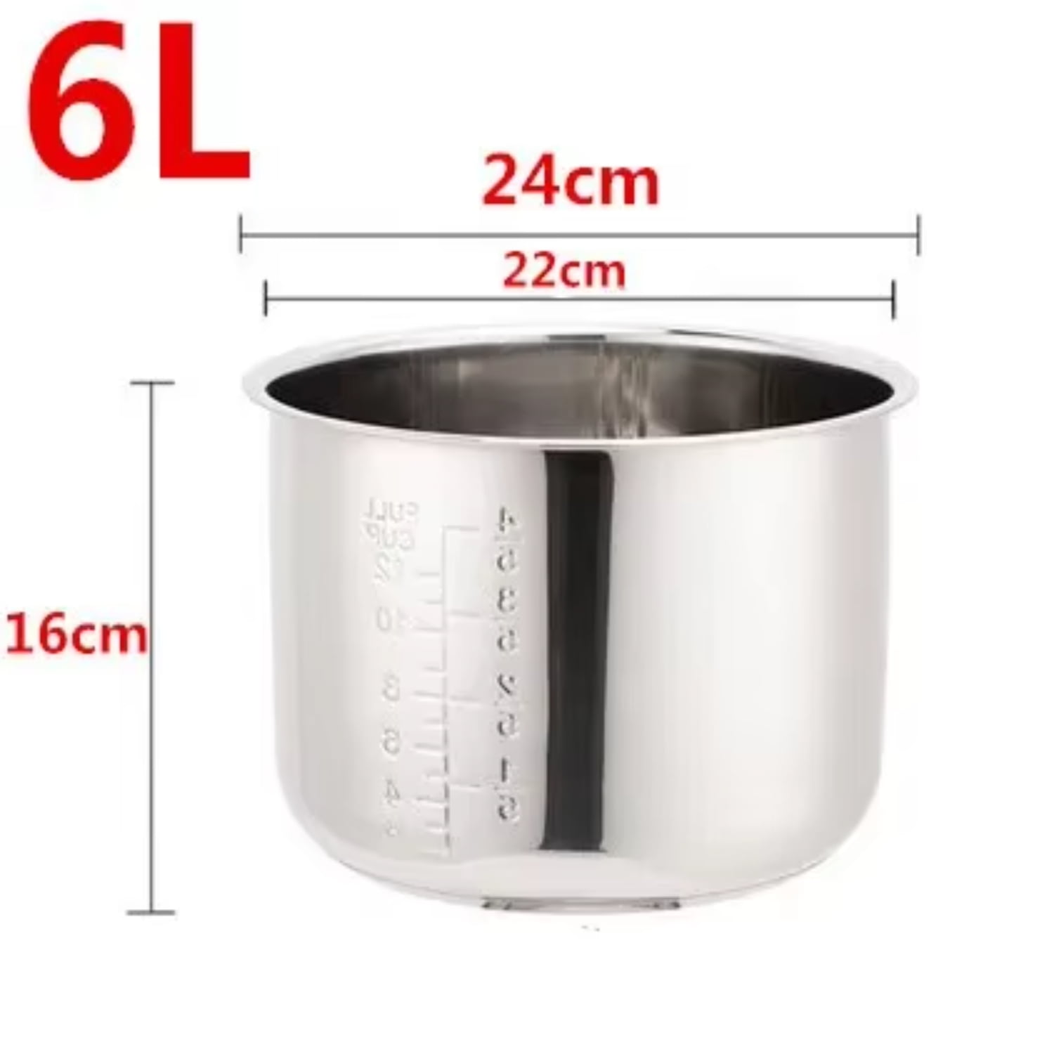 Non-stick 304 Stainless Steel Rice Cooker Inner Container Replacement ...