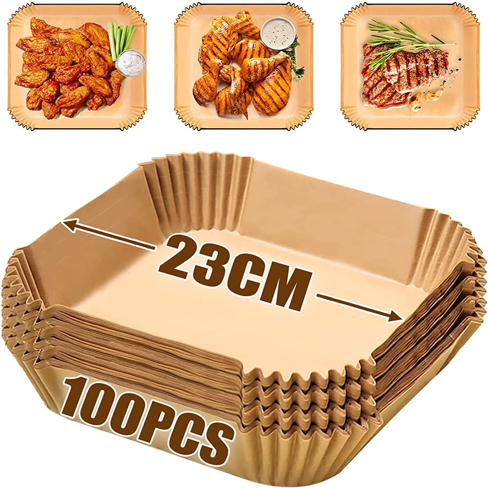 Non-stick Disposable Hot Air Fryer parchment paper liner for frying pan ...