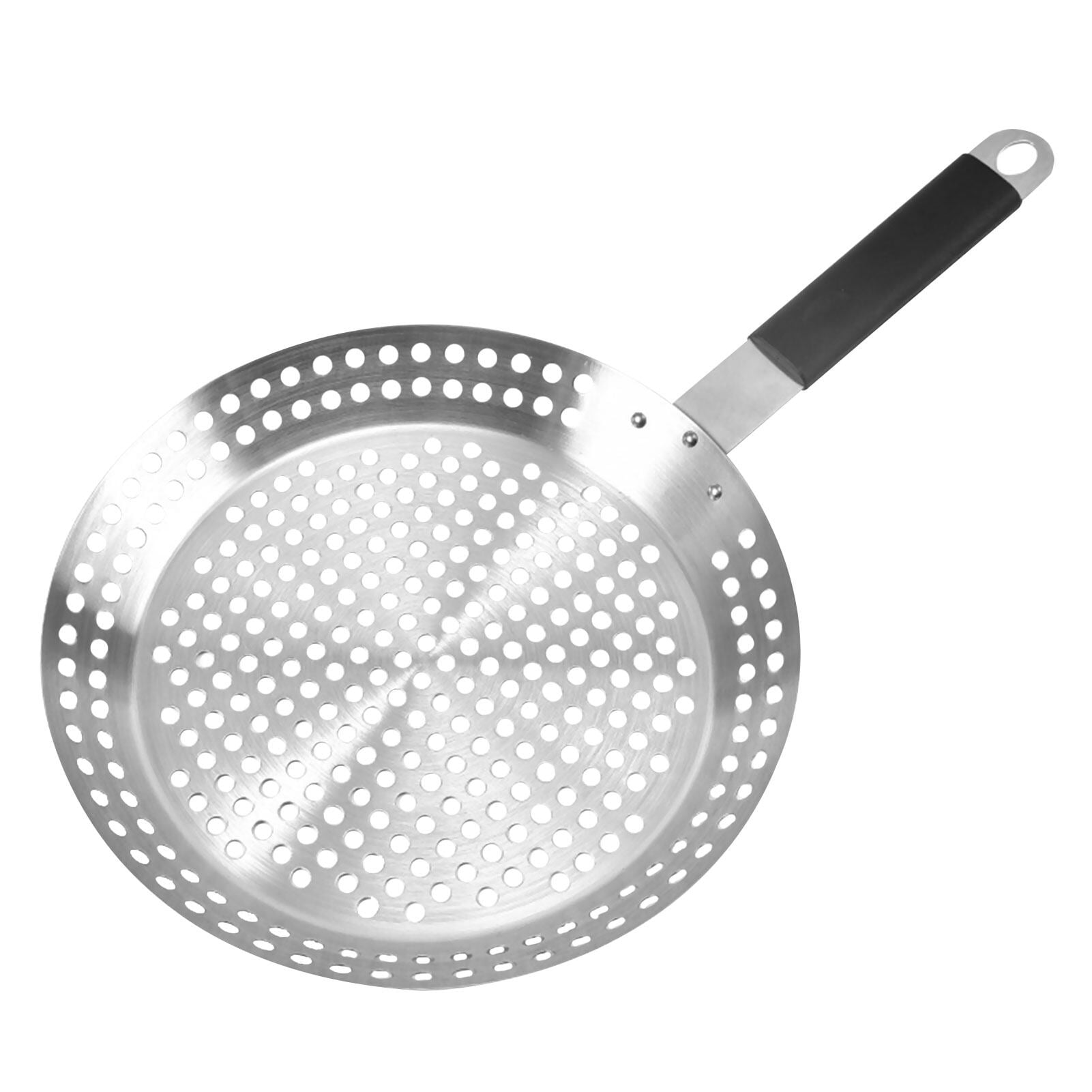Non-stick Grill Skillet Stainless Steel Grilling Skillet Pan with Holes ...
