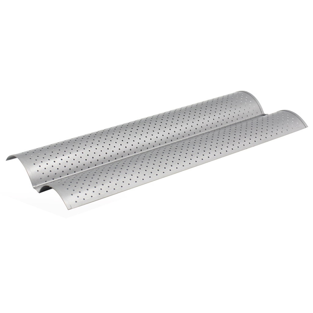 Non-stick Perforated French Bread Pan Groove Waves Bread Baking Tool ...