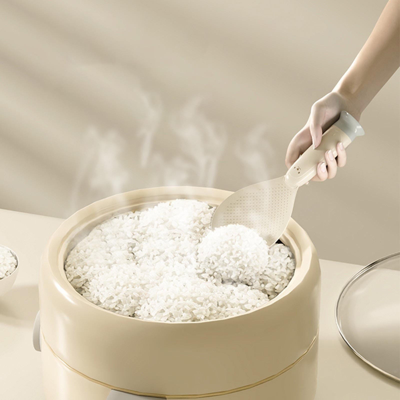 Non-stick Rice Spatula, Rice Cooker Loading Spoon, Durable Silicone ...