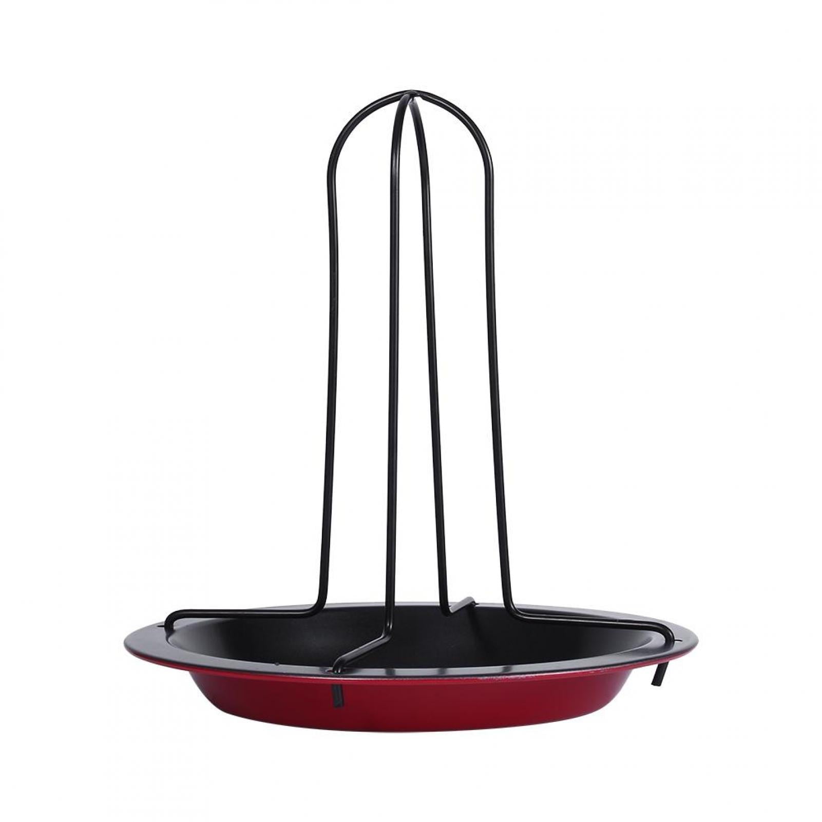 Non stick Vertical Chicken Cooking Grill Rack With Pan Roasting BBQ ...