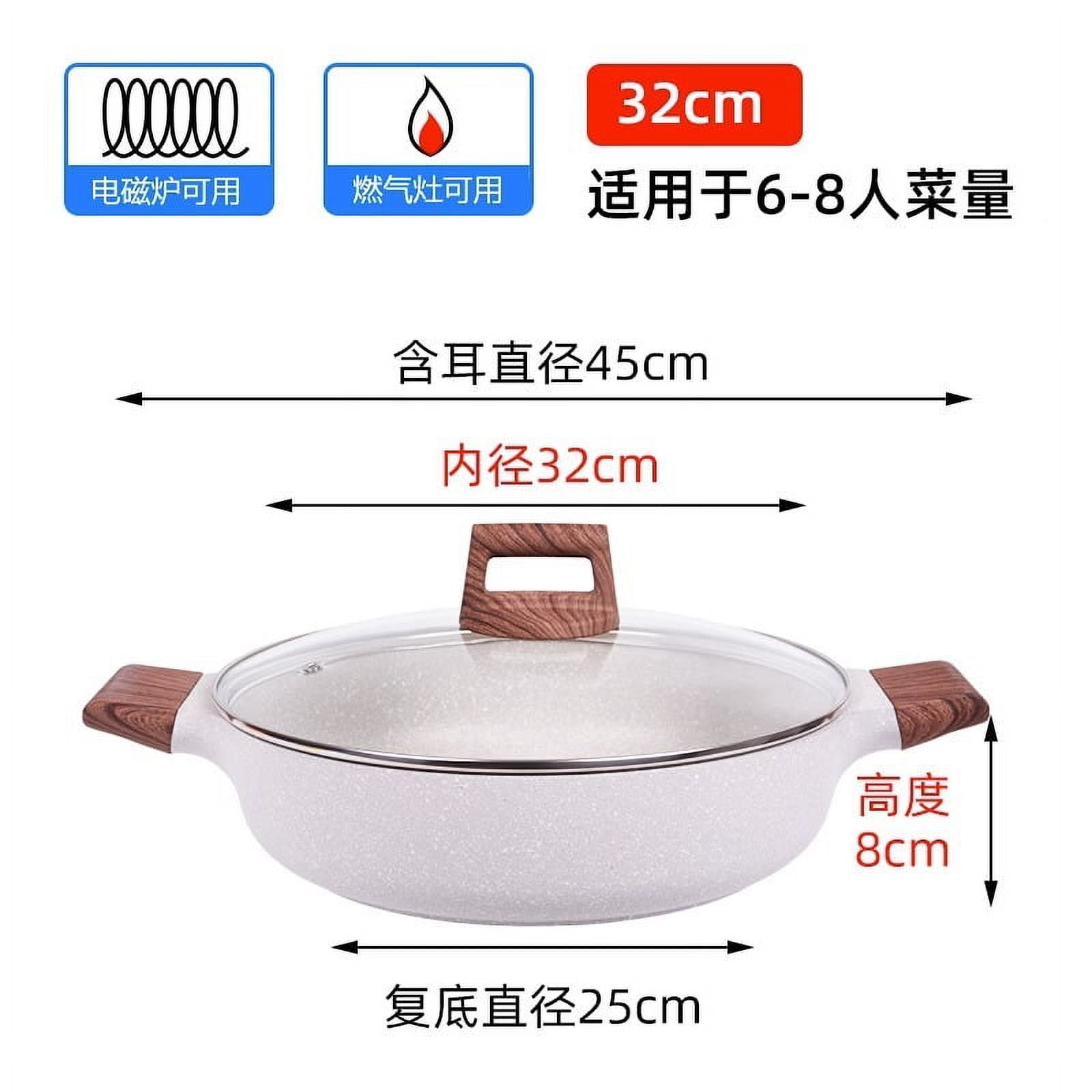 Non-stick pot, double pot, induction cooker, hot pot, special pot for ...