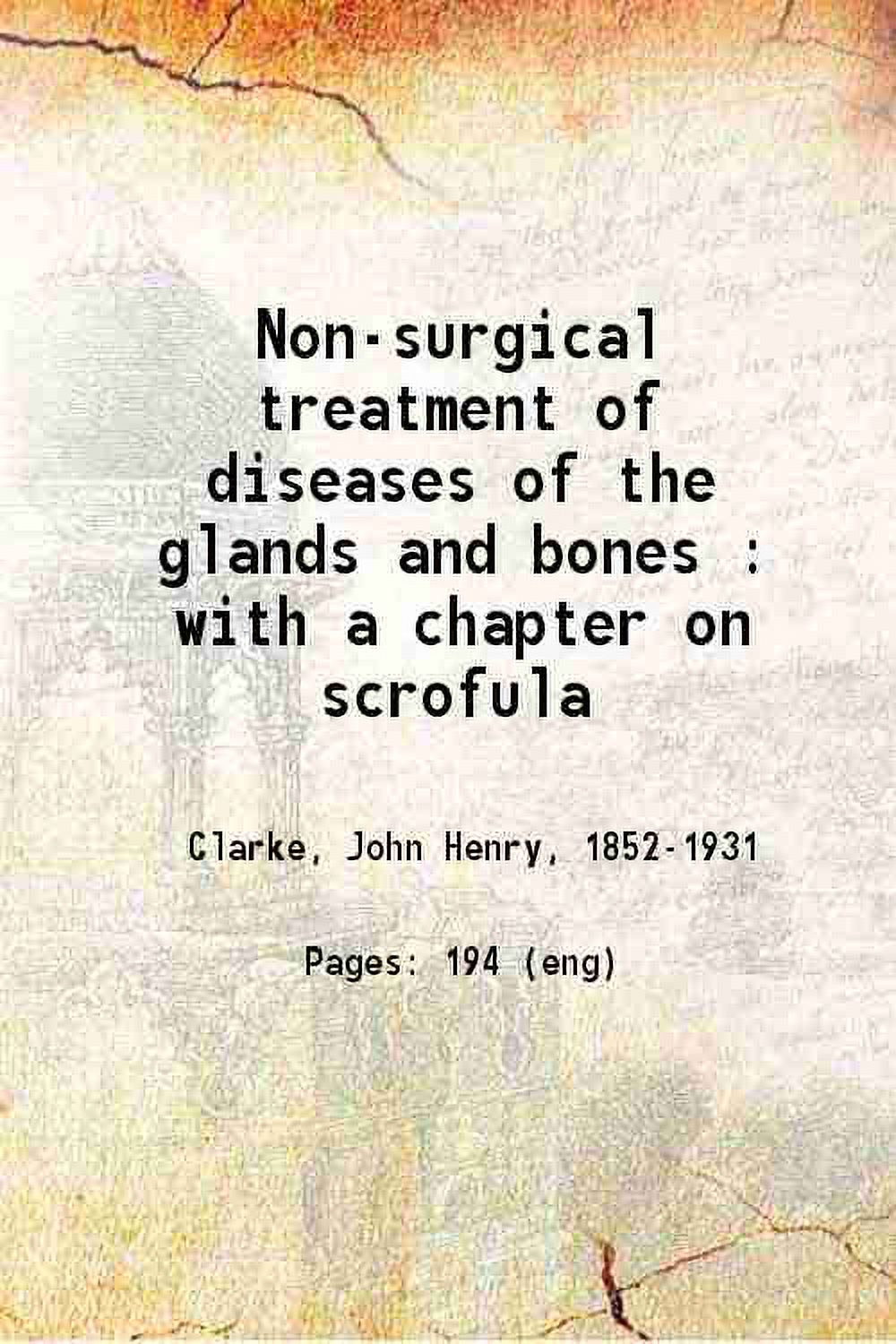 Non-surgical treatment of diseases of the glands and bones with a ...