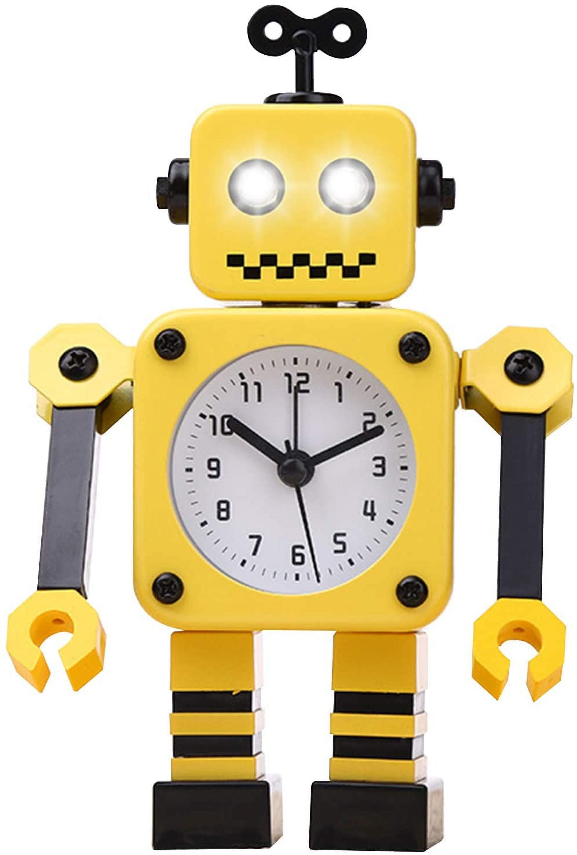 Non-ticking robot alarm clock - Walmart.com