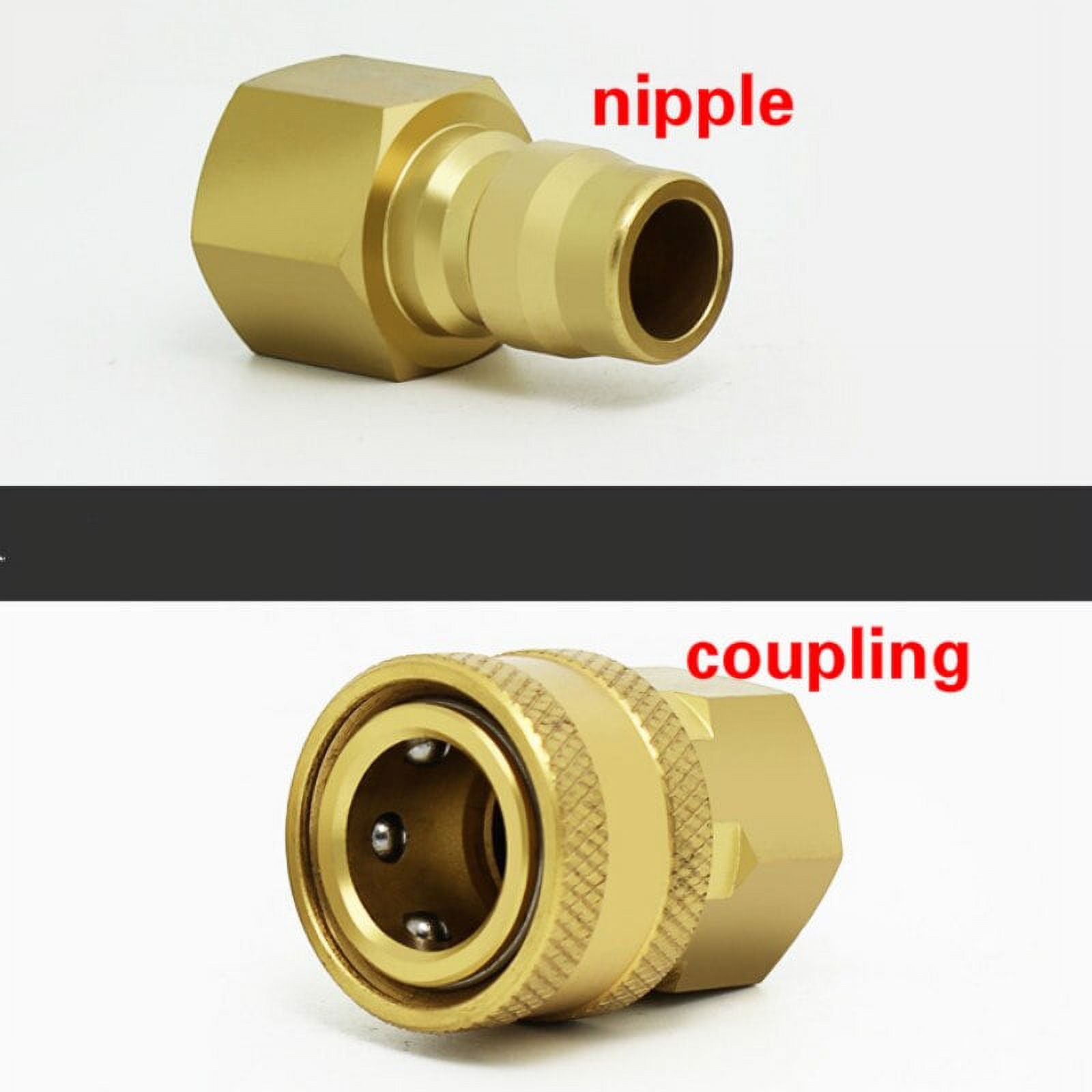 Non-valve Straight Through Type Brass Stainless Steel Hydraulic Quick ...