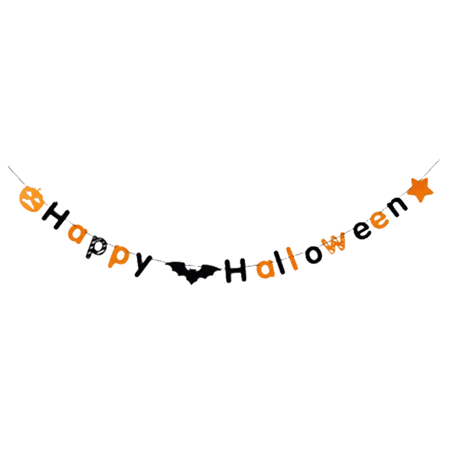 Non-woven Fabric Letter Halloween Decoration Pull Flag, Halloween ...