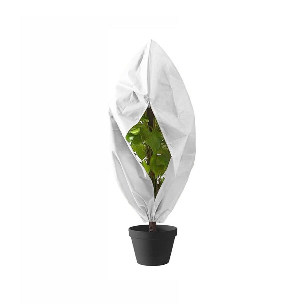 Non-woven Winter Plant Protection Bag with Zip Drawstring Against Cold ...