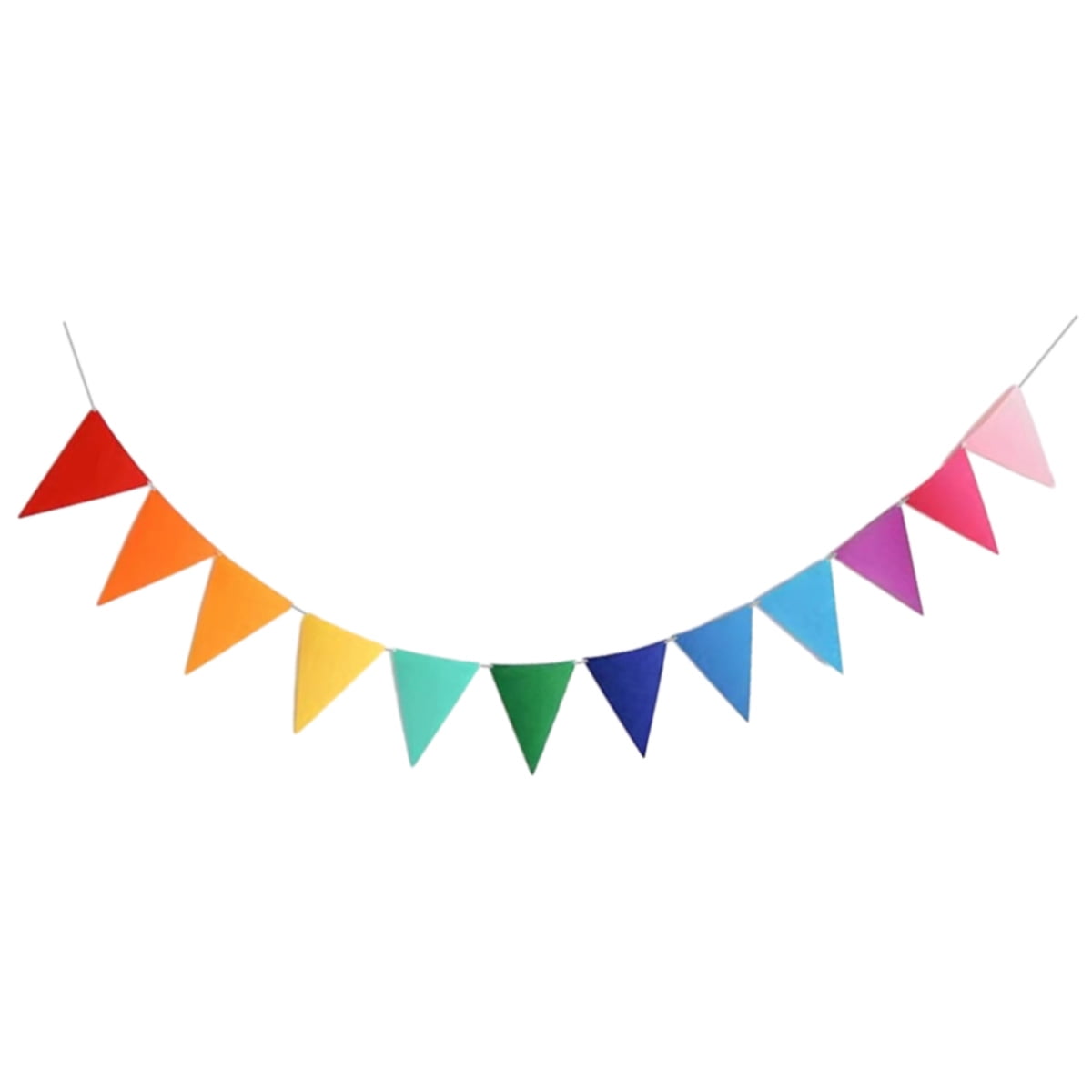 Non-woven colored flags multicolor pennant flags Wedding decoration ...