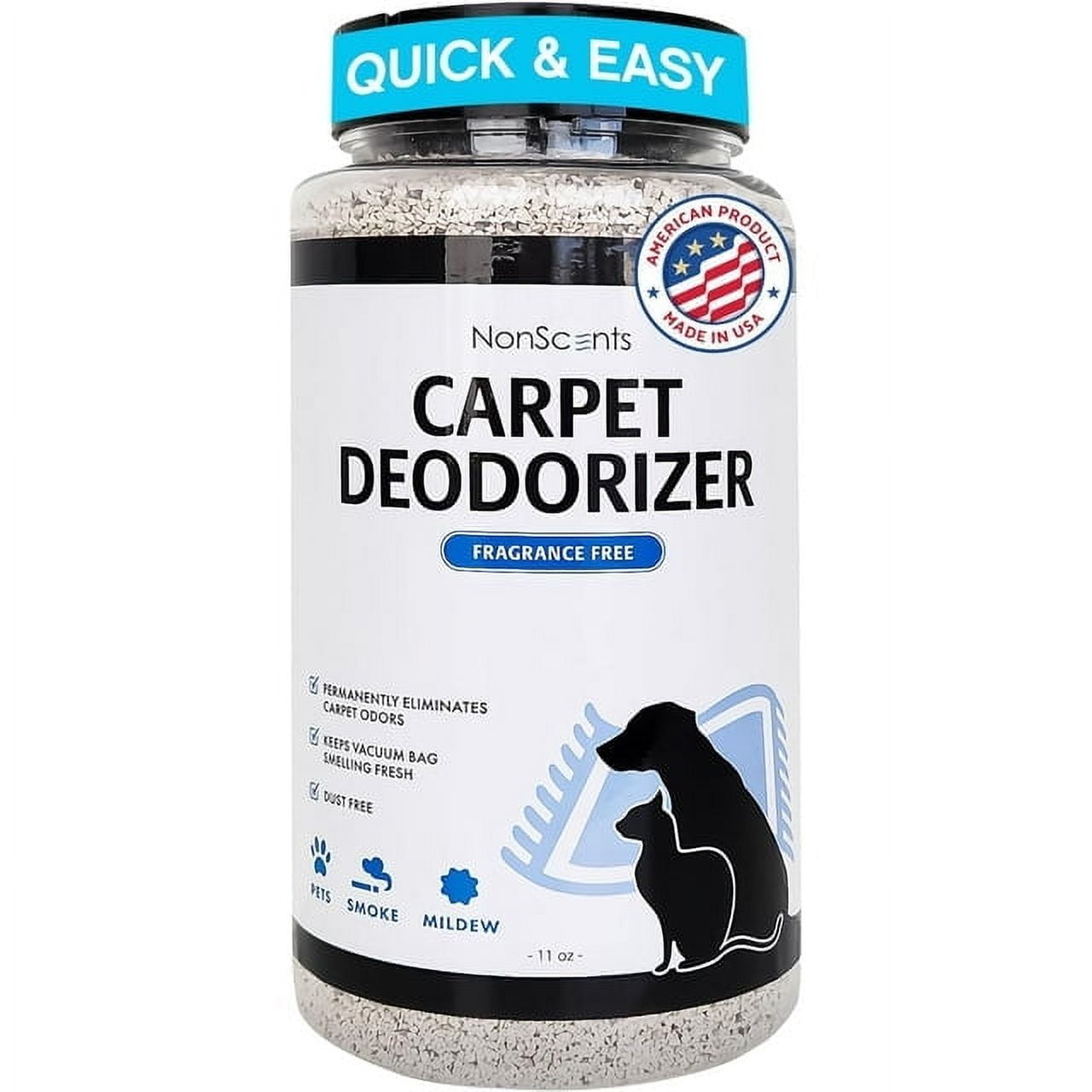 NonScents Carpet & Rug Odor Eliminator - Safe & Fragrance-Free Pet ...