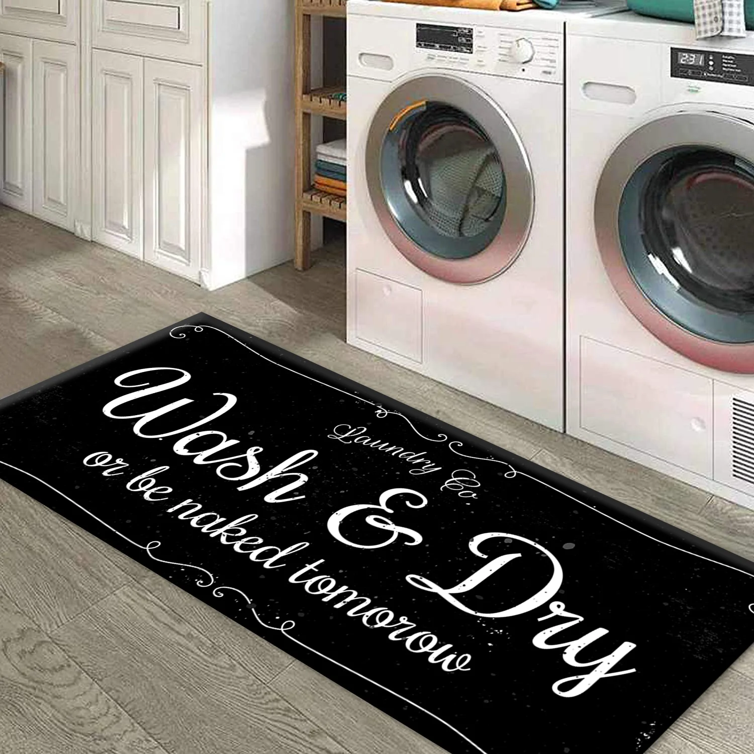 NonSlip Laundry Rug Mat for Laundry Room r Washable Runner Rug for ...