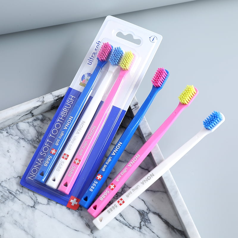 Nona Ultra-soft Microfiber toothbrush, Swiss-style 5460 high density ...