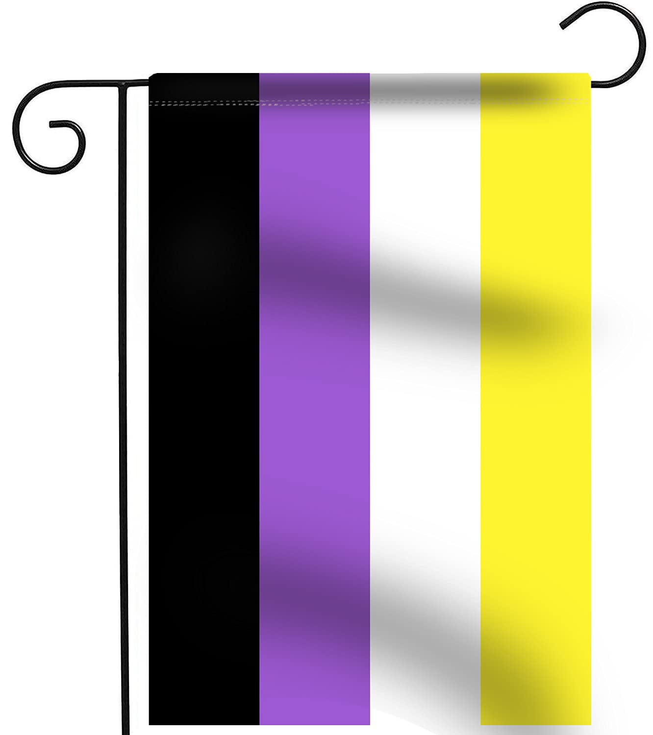 Nonbinary Garden Flag - Support Pride Love LGBT Gay Bisexual Non Binary ...