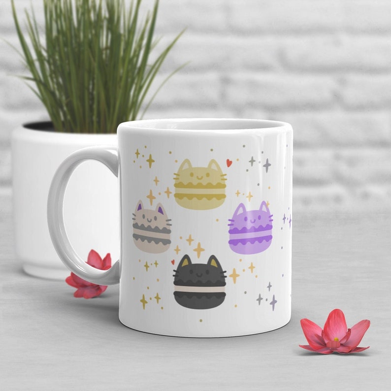 Nonbinary Pride Coffee Mug, Non-Binary Flag Gift, LGBT, Gay Pride ...