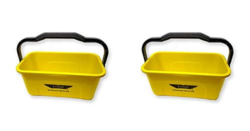 None 3 Gallon Compact Super Bucket with Ergonomic Handle - 2 Pack ...