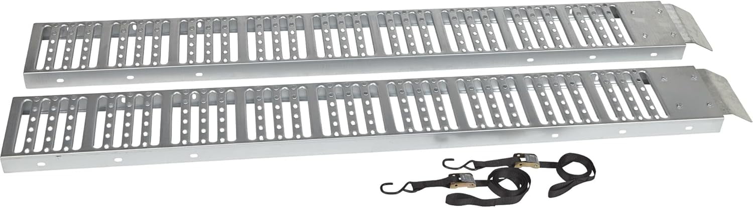 None Non-Folding Steel Loading Ramp Set- 1000-Lb Total Capacity ...