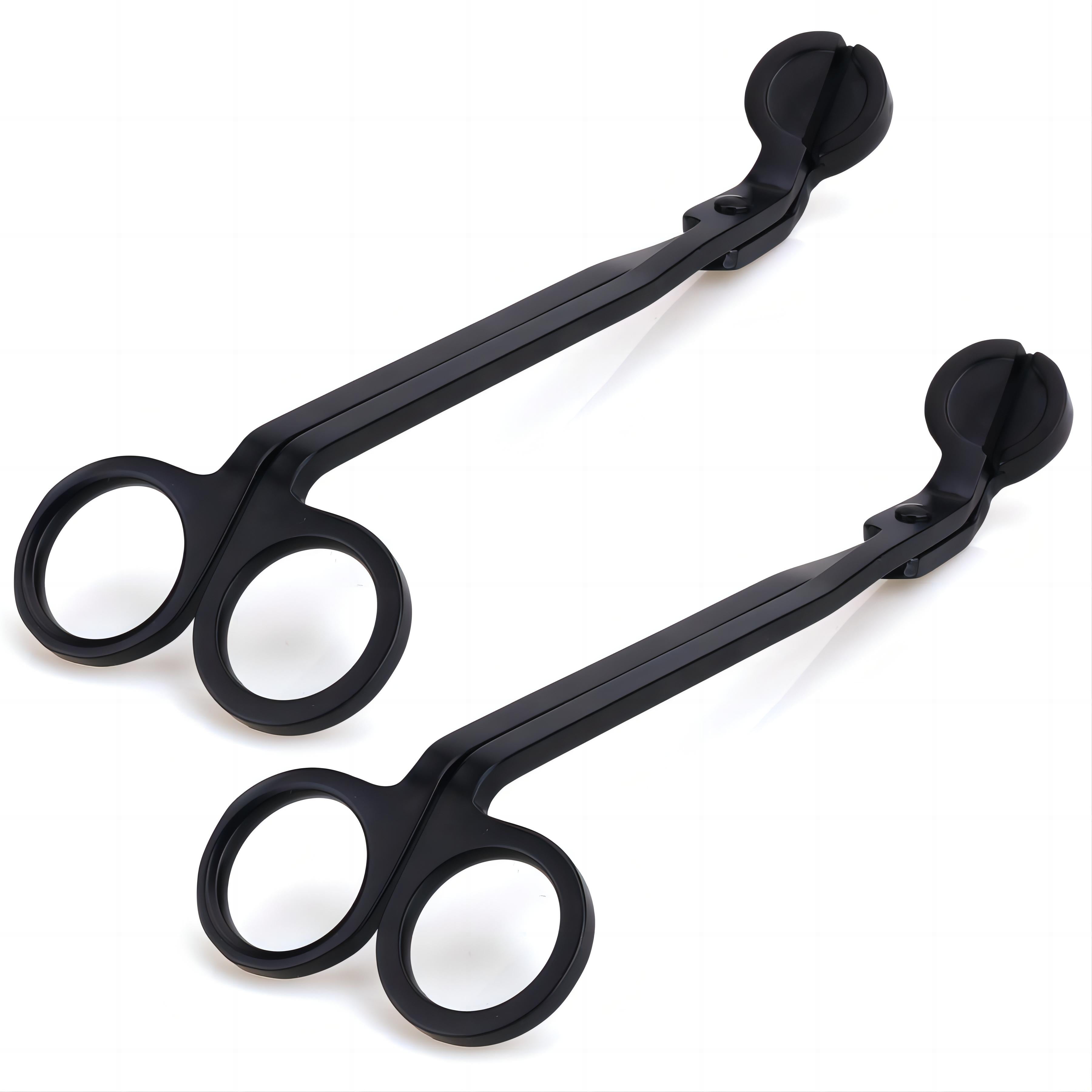 Noneea 2pcs Candle Wick Trimmer, Polished Wicker Scissors, go deep into ...
