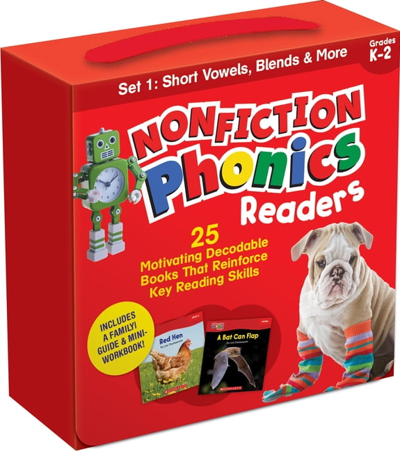 Nonfiction Phonics Readers SET 1: Short Vowels, Blends More (Single ...