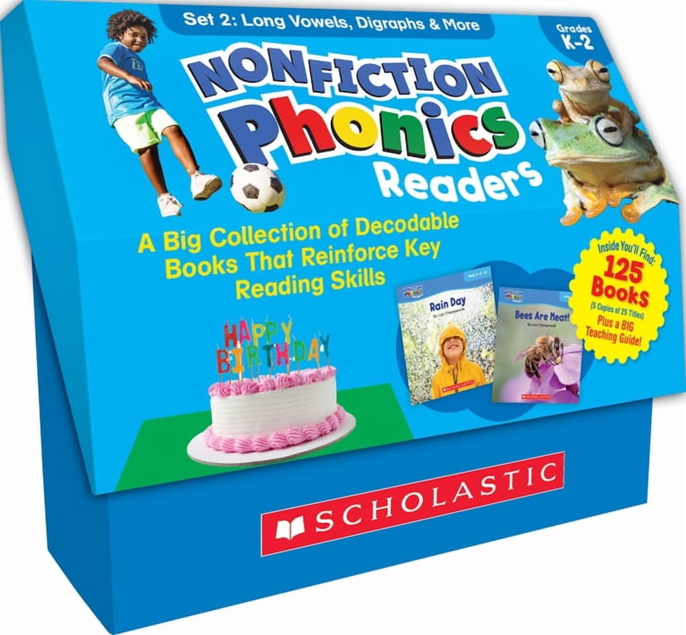 Nonfiction Phonics Readers Set 2: Long Vowels, Digraphs & More ...