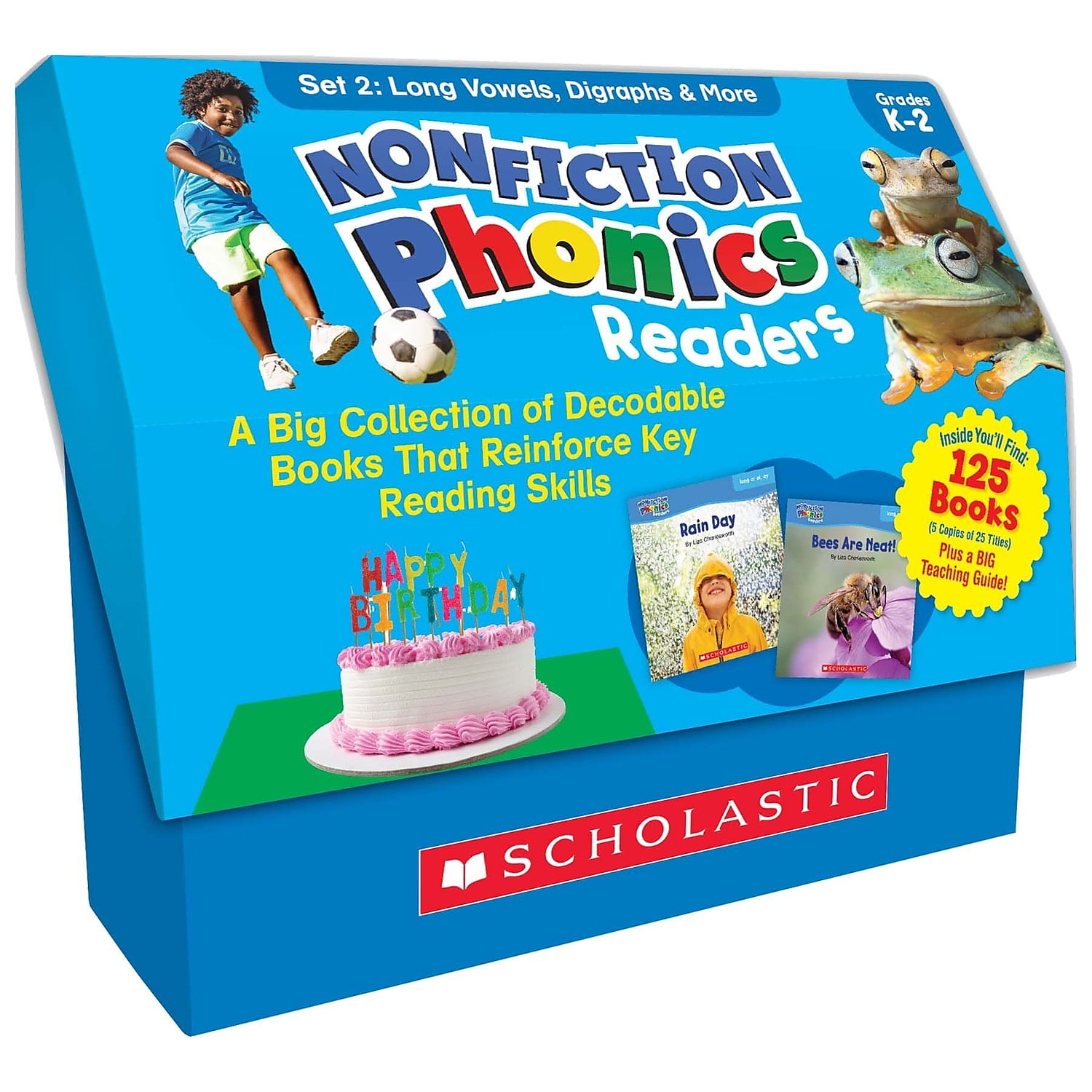 Nonfiction Phonics Readers Set 2: Long Vowels, Digraphs & More ...