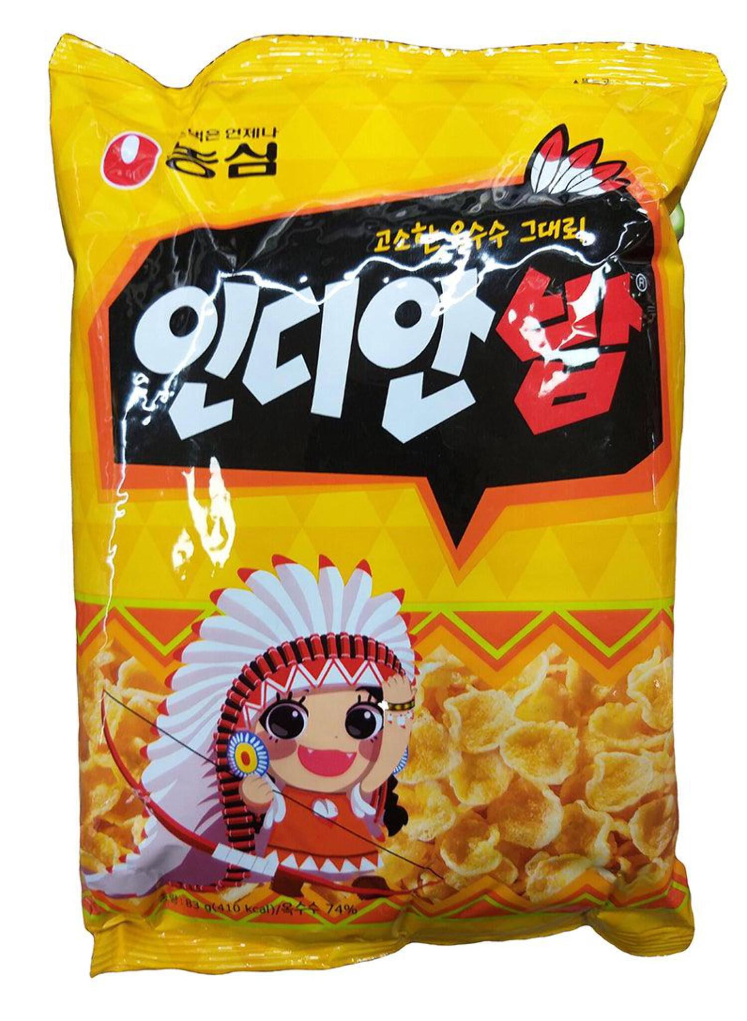 Nongshim Korean Corn Snack Indian Bob, 2.9 Ounces, 1 Bag - Walmart.com