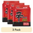 (3 pack) Nongshim Shin Ramyun Spicy Beef Ramen Noodle Soup Pack, 4.2oz ...