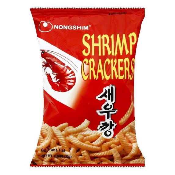 Nongshim Shrimp Crackers, 2.6 oz, Pack of 300, Trans Fat Free, Product ...