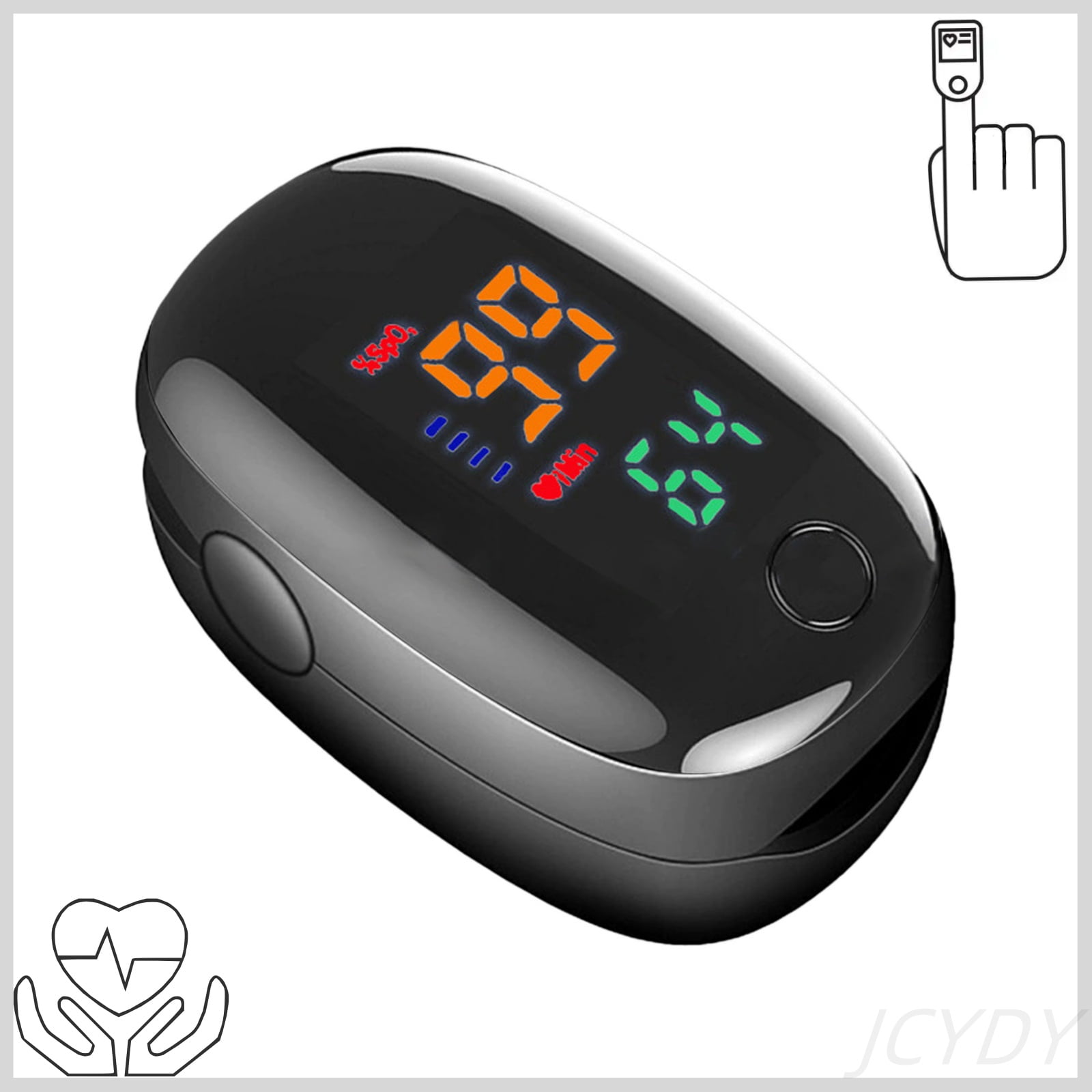 Noninvasive Finger Pulse Oximeter, Fingertip Blood Oxygen Saturation ...