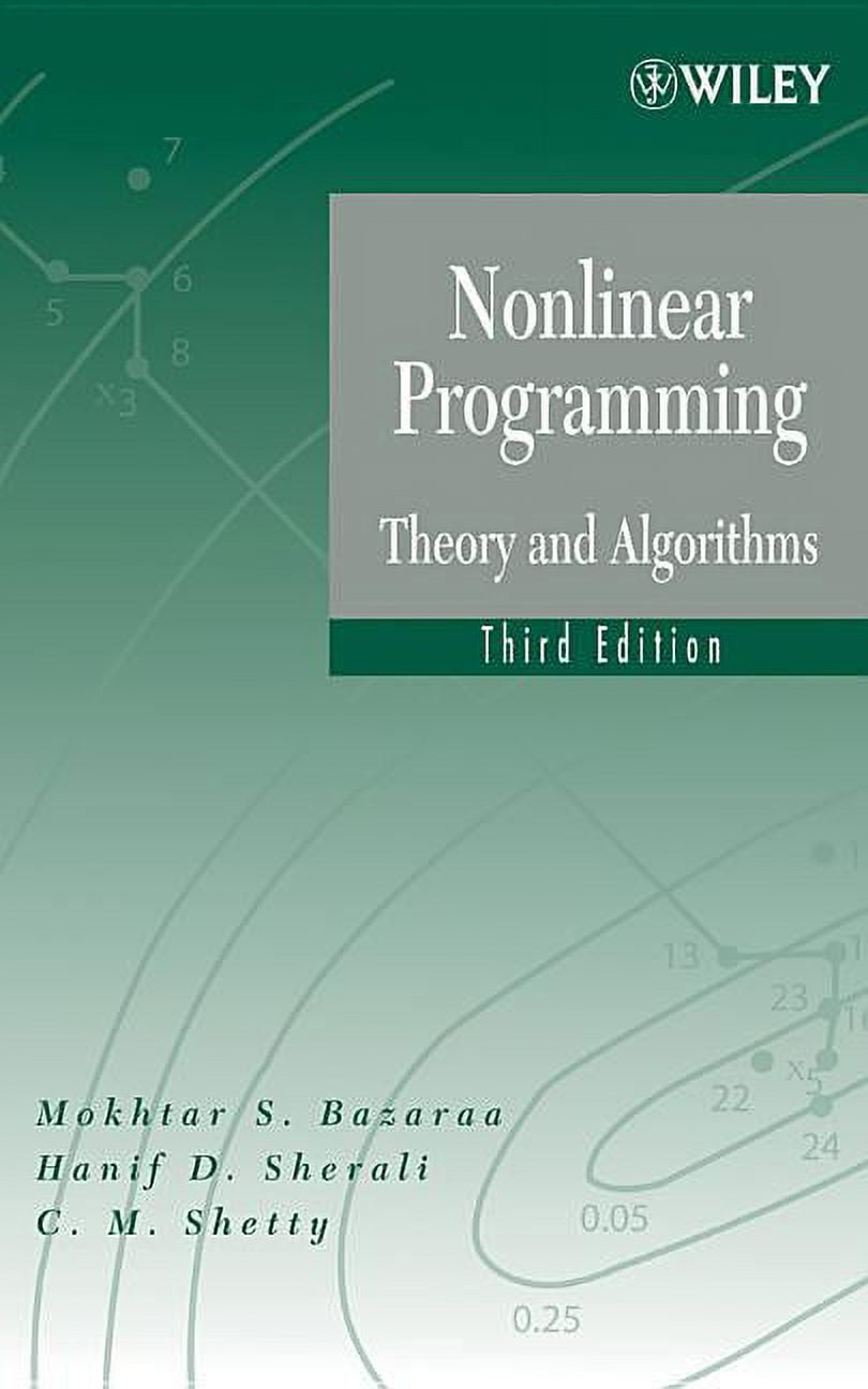 Nonlinear Programming: Theory and Algorithms (Set) (Paperback) - Walmart.com