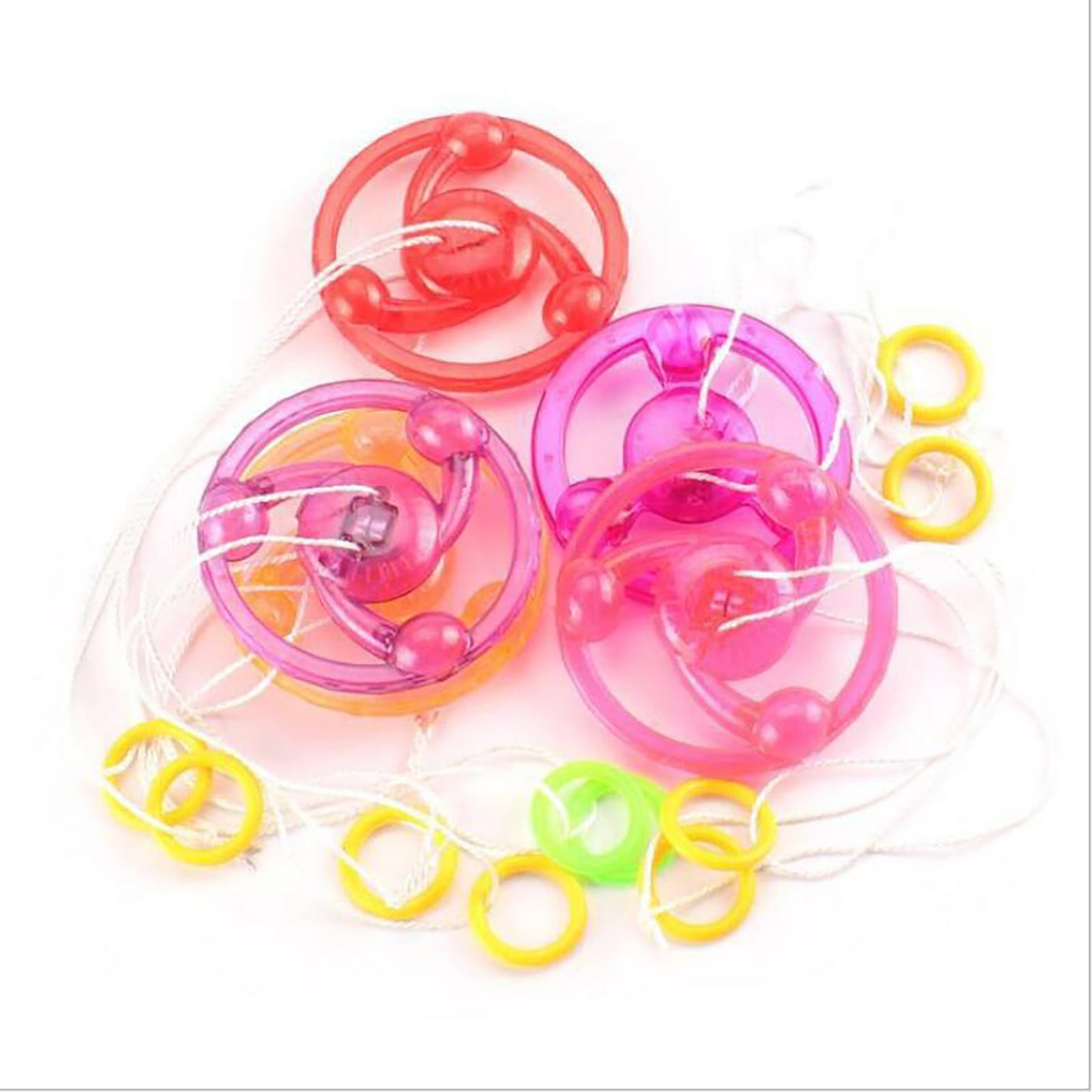 Nonluminous Wheel Toy Colorful Novelty Children's Toy Pull Wire ...