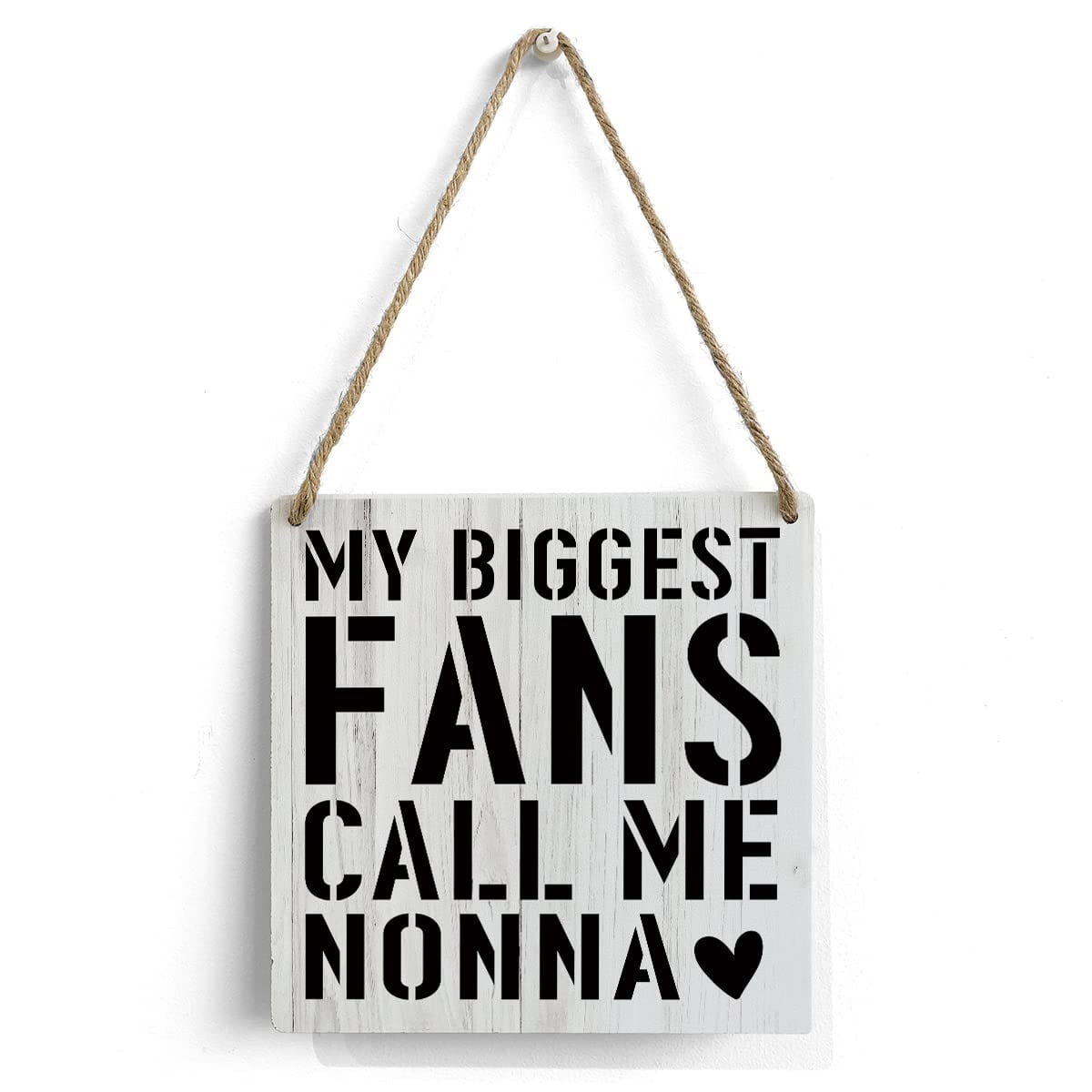 Nonna Wooden Sign Home EC36 Wall Decor 7 X 7 Inch My Biggest Fans Call ...
