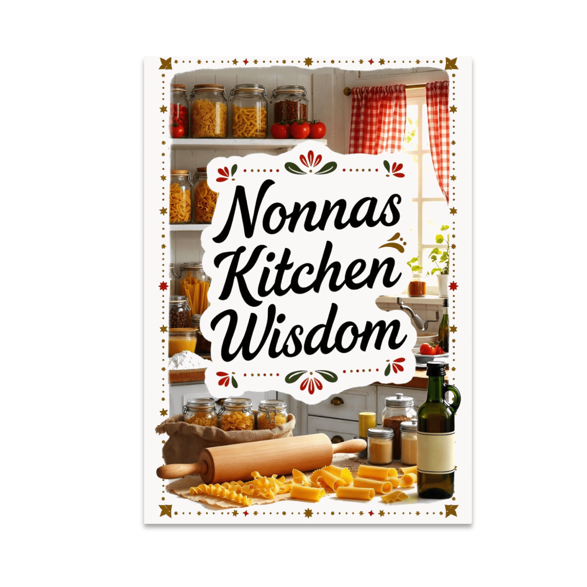 Nonnas Kitchen Wisdom Poster Print - Italian Humor Enthusiast - 13x19 ...