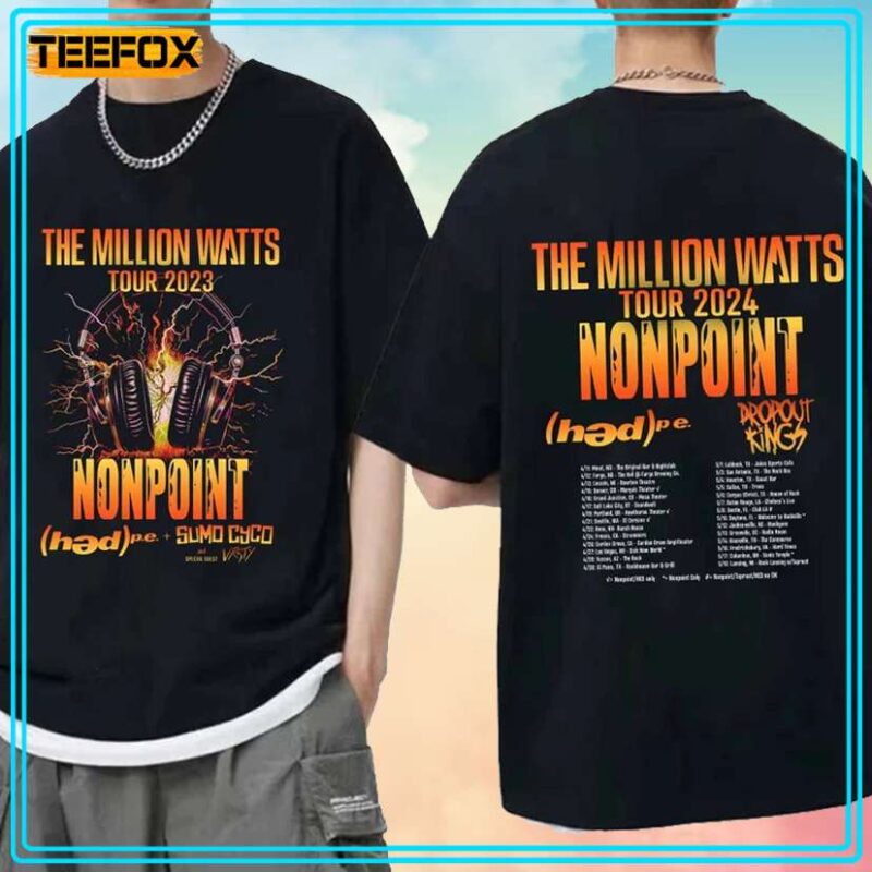 Nonpoint The Million Watts Tour 2024 Band T-Shirt - Walmart.com