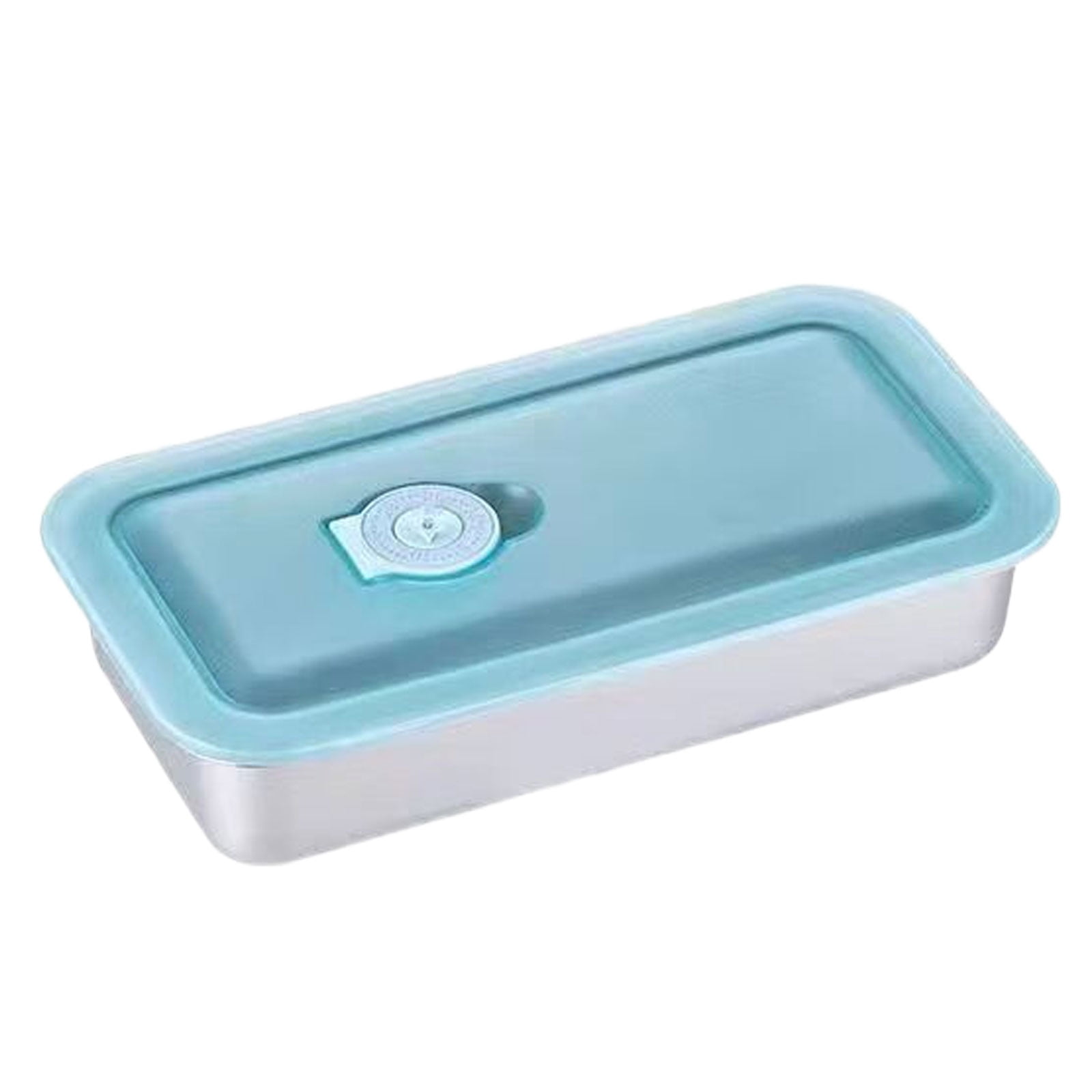 Nonrust Steel Lunch Container Visible Lid Secure Seal Single Double ...