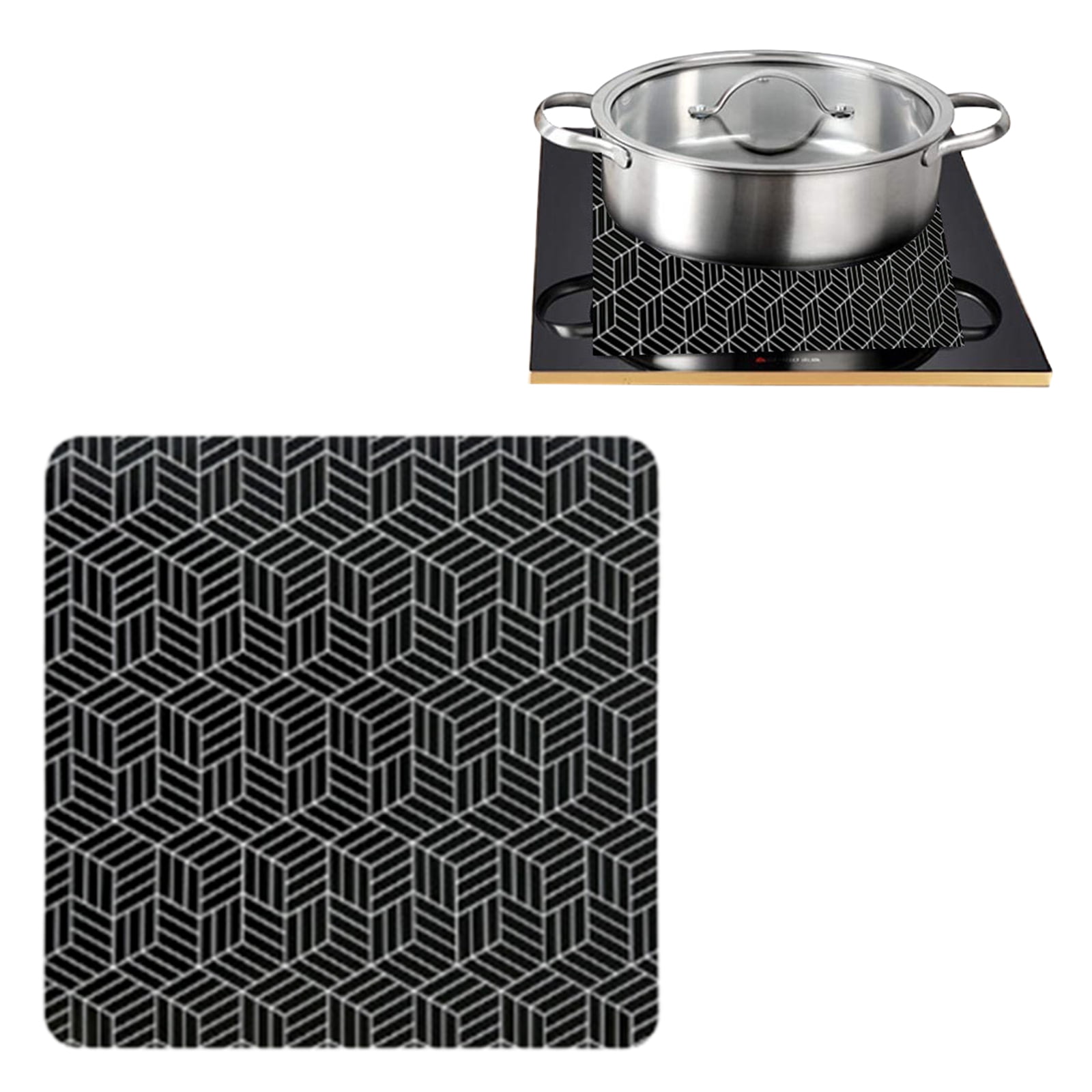 Nonslip Induction Stove Mats Heatproof Glass Fiber Silicone Pad For ...