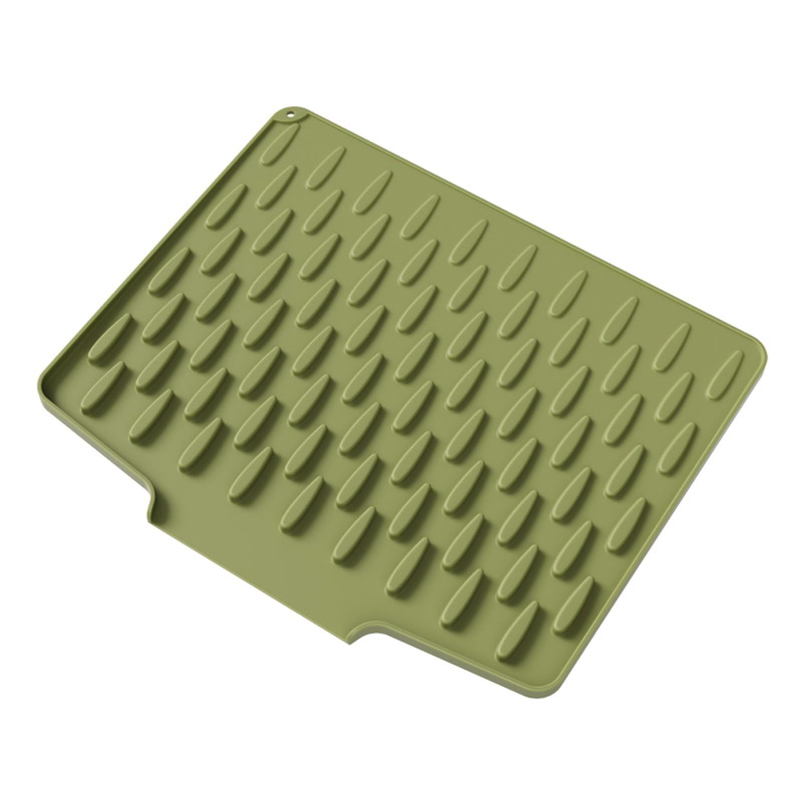 Nonslip Silicone Countertop Drip Tray Sloped Design Drainage Pad For ...