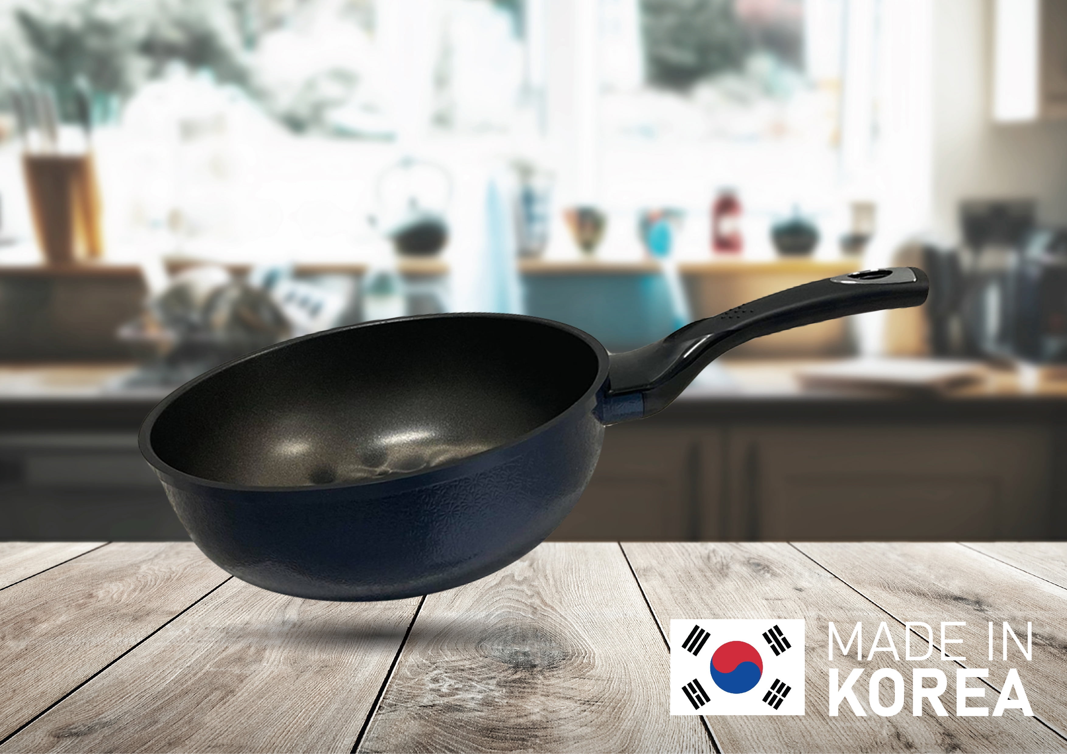 Nonstick 3D Diamond Coating Wok Cookware 9''(22cm) Made in Korea ...