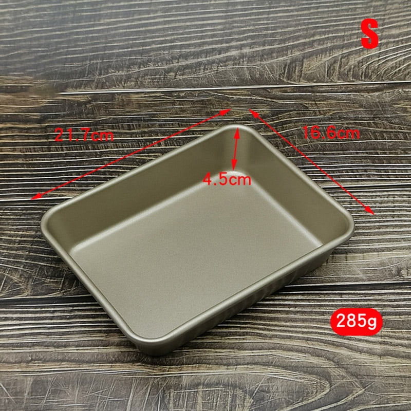 Nonstick Bakeware Rectangular Cake Pan Multipurpose Quick Release Cake ...