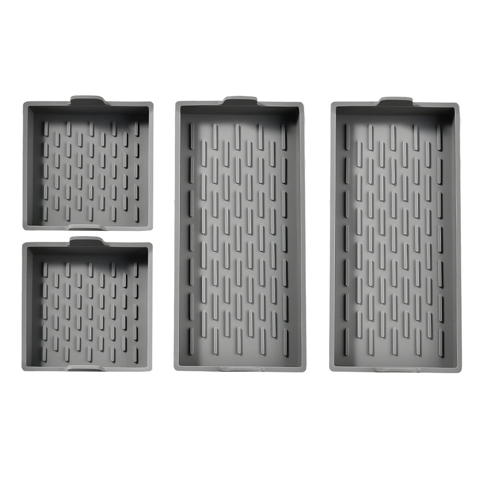 Nonstick Bakeware Set of 4 Cake Silicone Sheet Pan, Premium Baking Pan ...