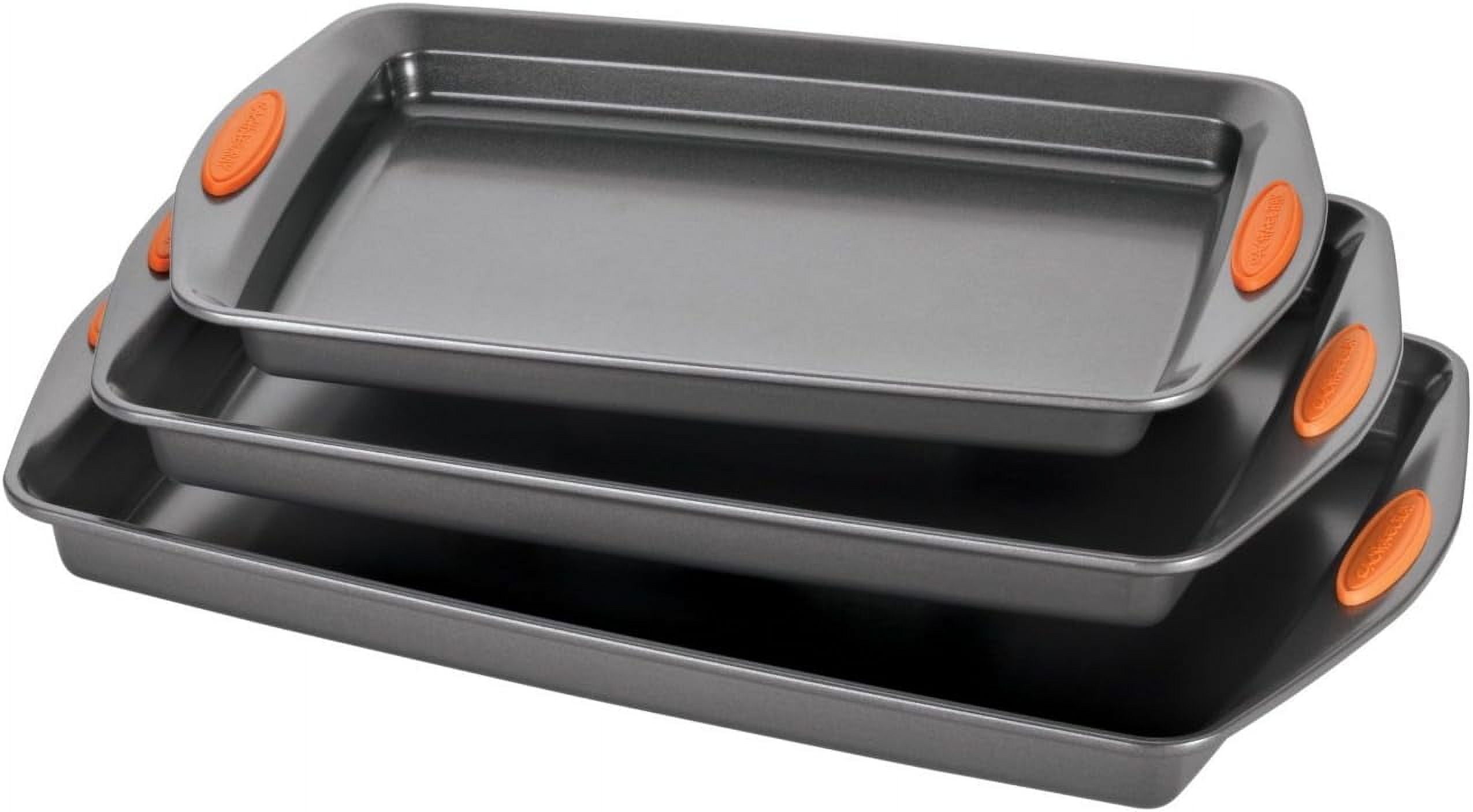 Nonstick Bakeware Set with Grips, Nonstick Cookie Sheets / Baking ...