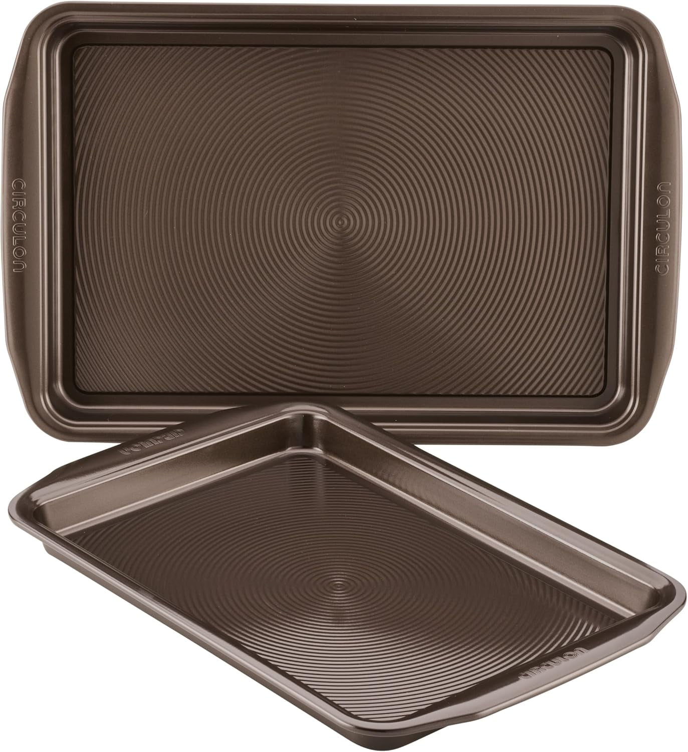 Nonstick Bakeware Set with Nonstick Cookie Sheets / Baking Sheets - 2 ...