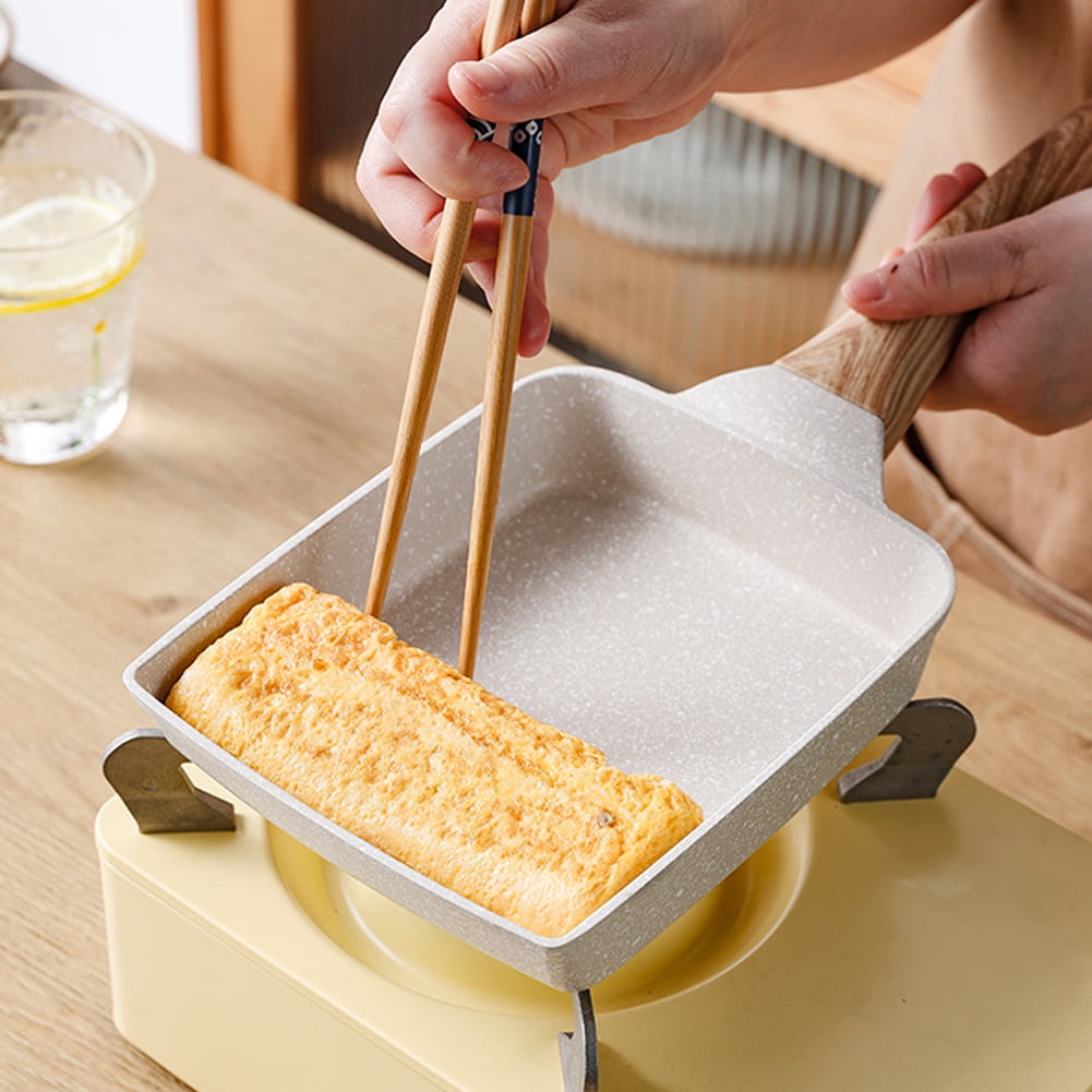Nonstick Breakfast Frying Pan Tamagoyaki Cooker For Gas Stove Induction ...